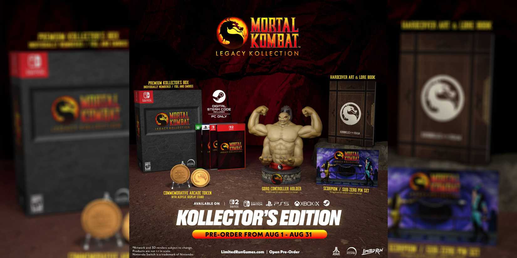 Mortal Kombat: Legacy Kollection Pre-Order Guide - Editions, Prices ...