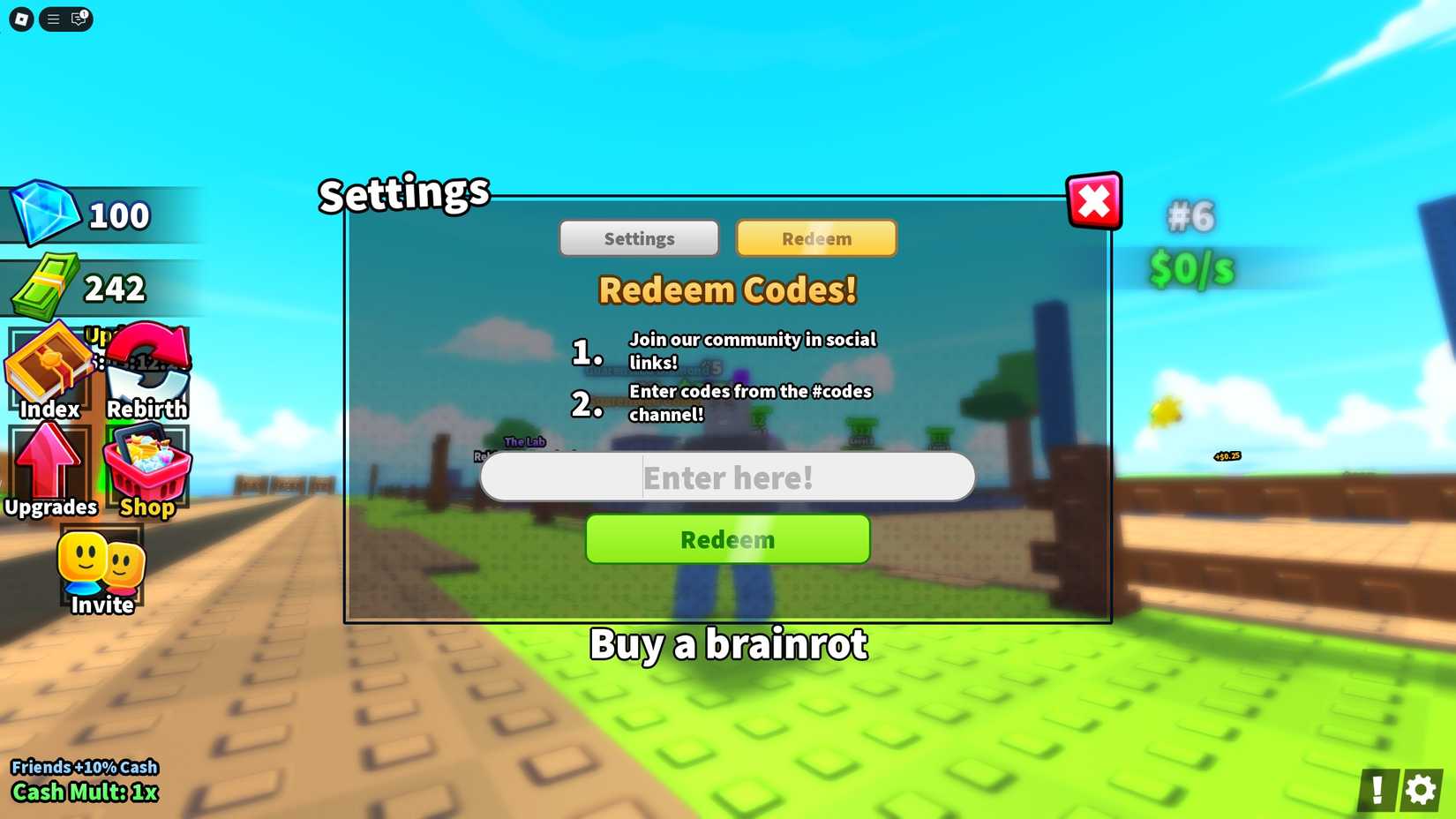 Bounce A Brainrot Codes - Roblox