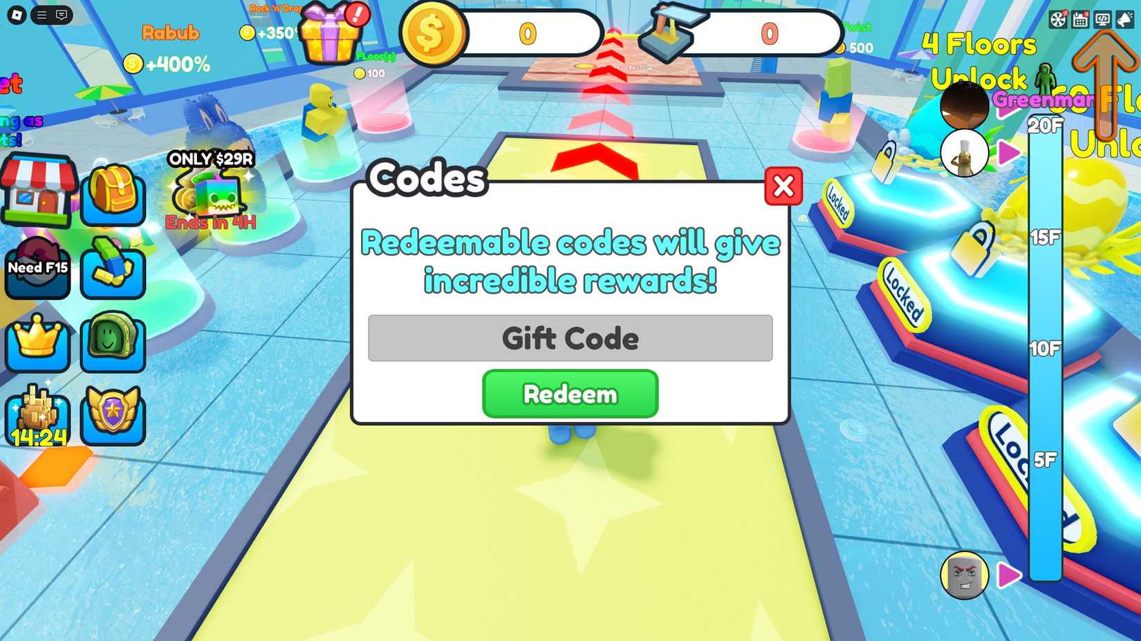 Dive Into A Pool Codes - Roblox