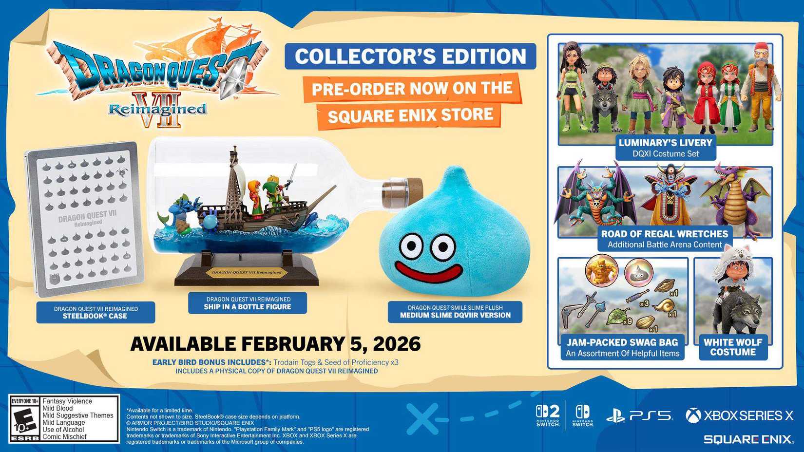 Dragon Quest 7 Reimagined Announced For Nintendo Switch 2