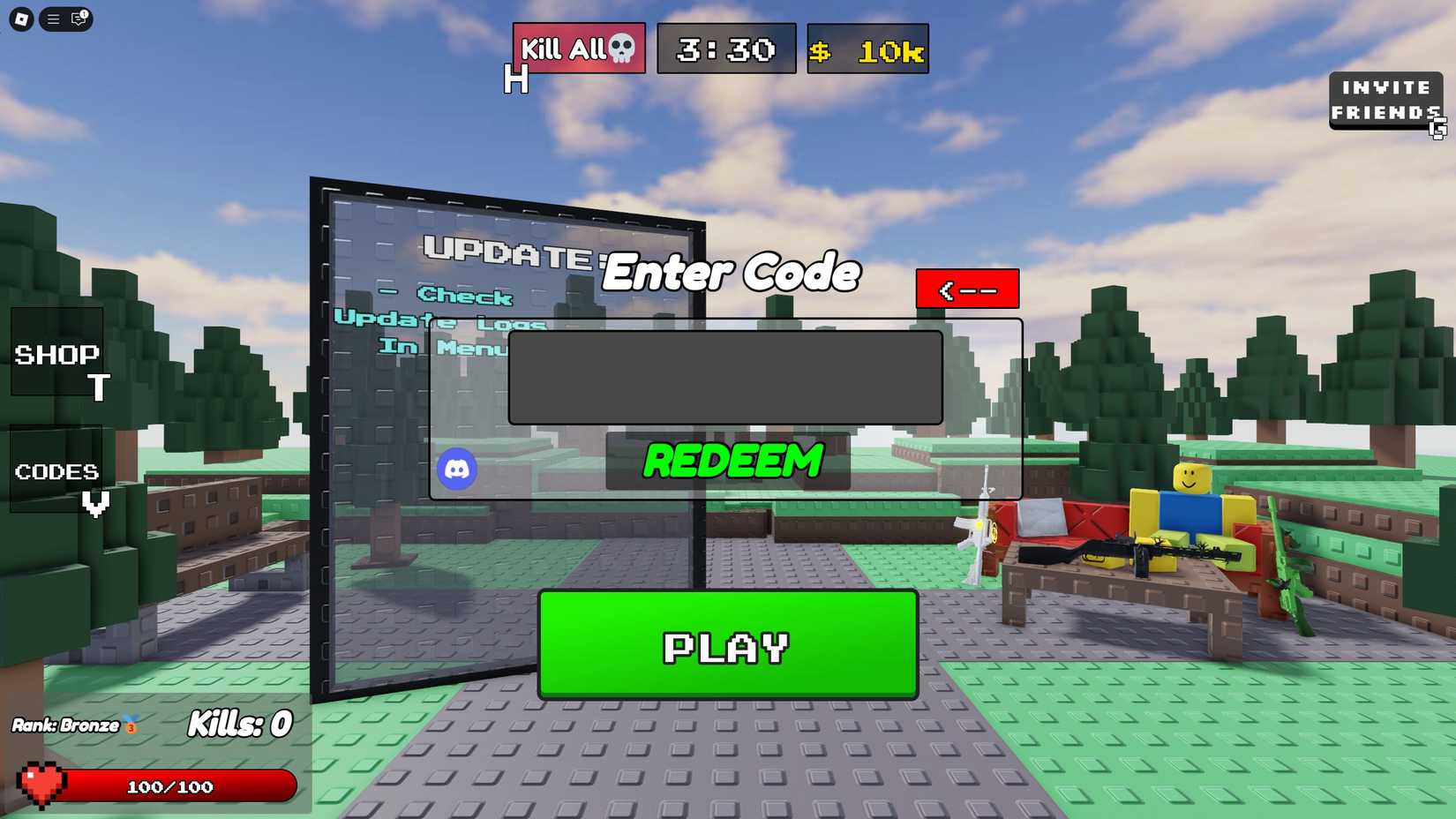 Aimbot FFA Codes - Roblox