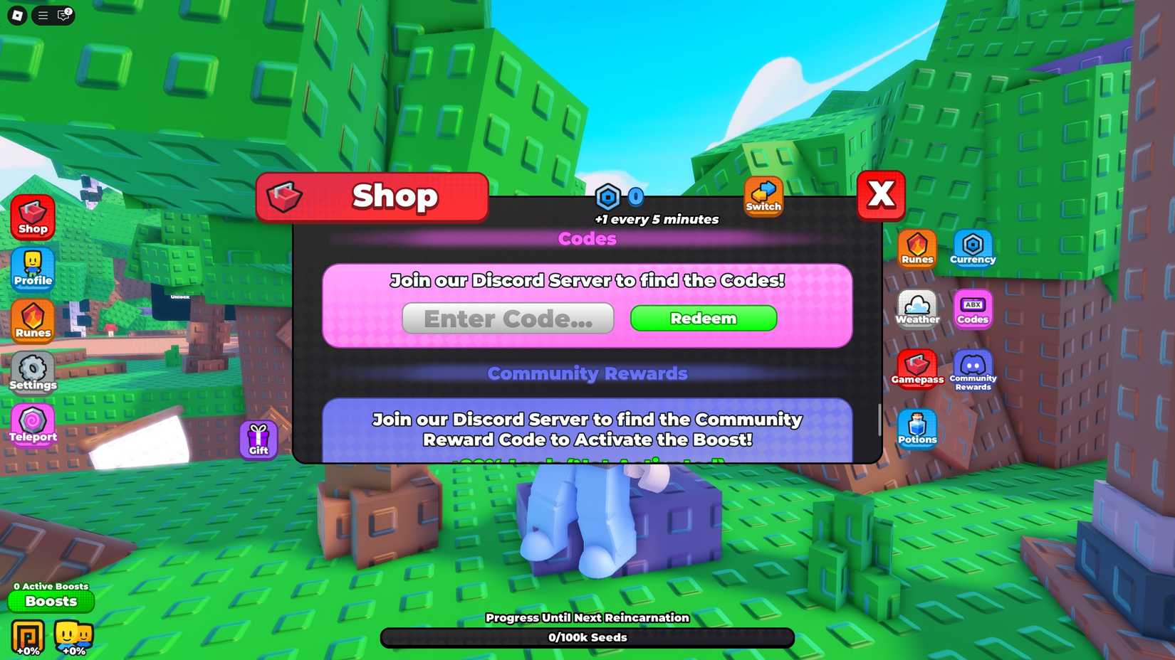 Garden Incremental Codes - Roblox