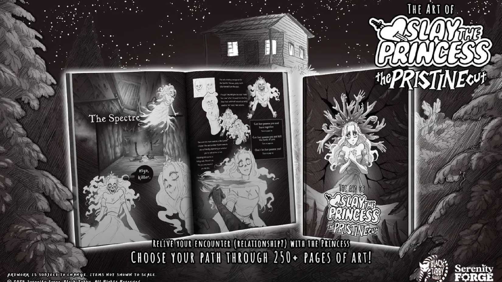 The Art Of Slay The Princess Book Includes The Entire Game. No, Seriously