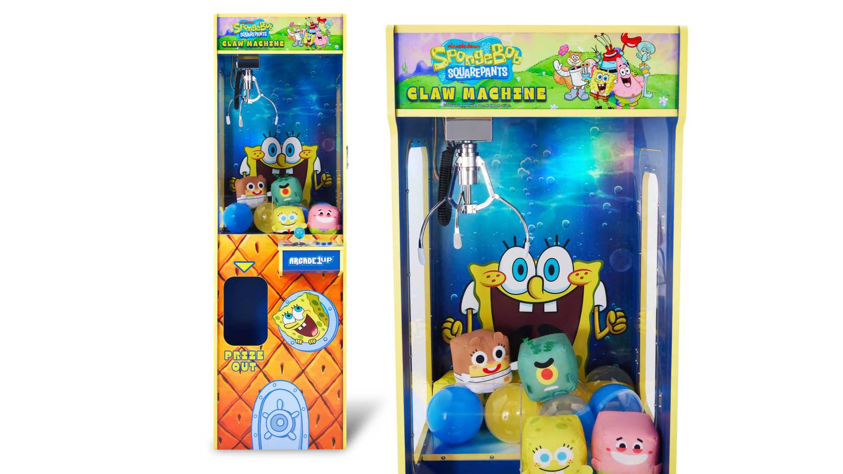 Arcade1Up Has Just Given Its Full-Size Claw Machine A SpongeBob Makeover