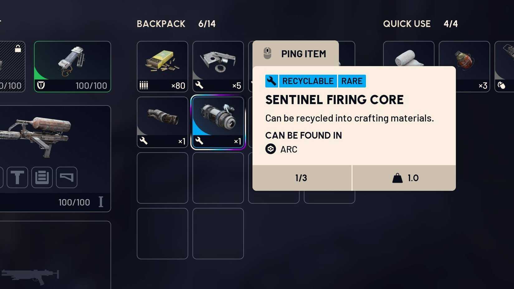 Where To Get A Sentinel Firing Core In Arc Raiders