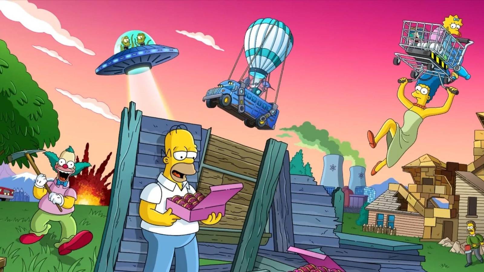 Fortnite Players Want The Simpsons Map As A Permanent Mode