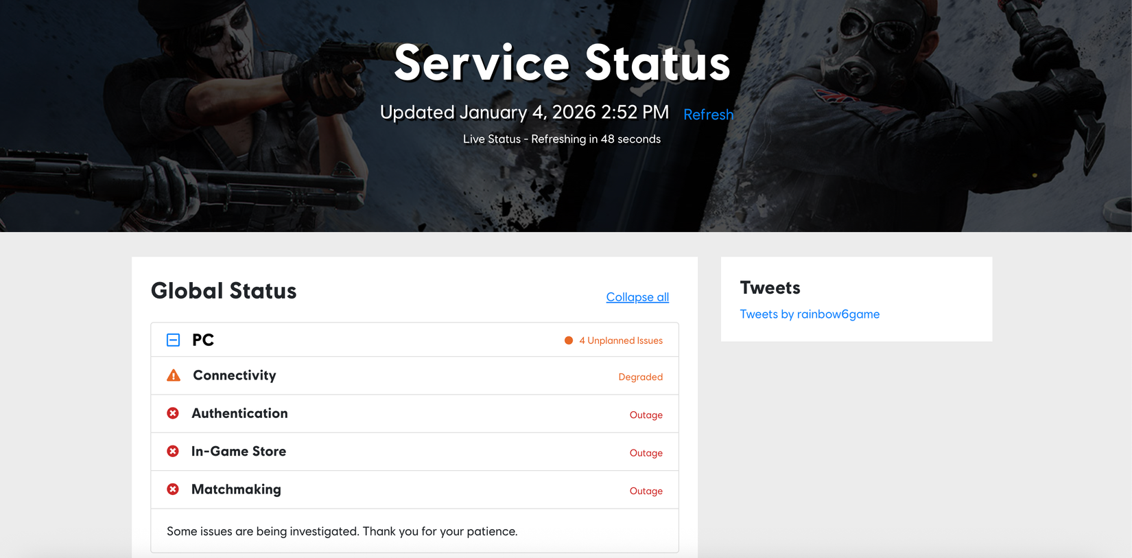 Ubisoft's Rainbow Six Siege Reportedly Hacked Again