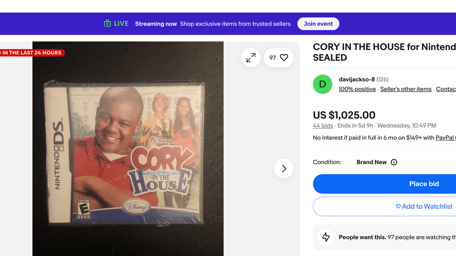 Disney's Cory In The House Sees Popularity Explode On eBay
