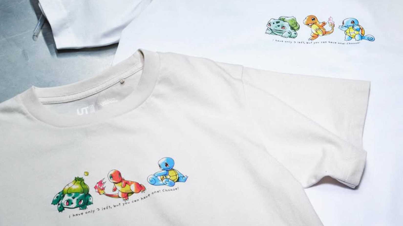 Uniqlo Range Featuring Pokemon Artwork From The Original Games Launches ...