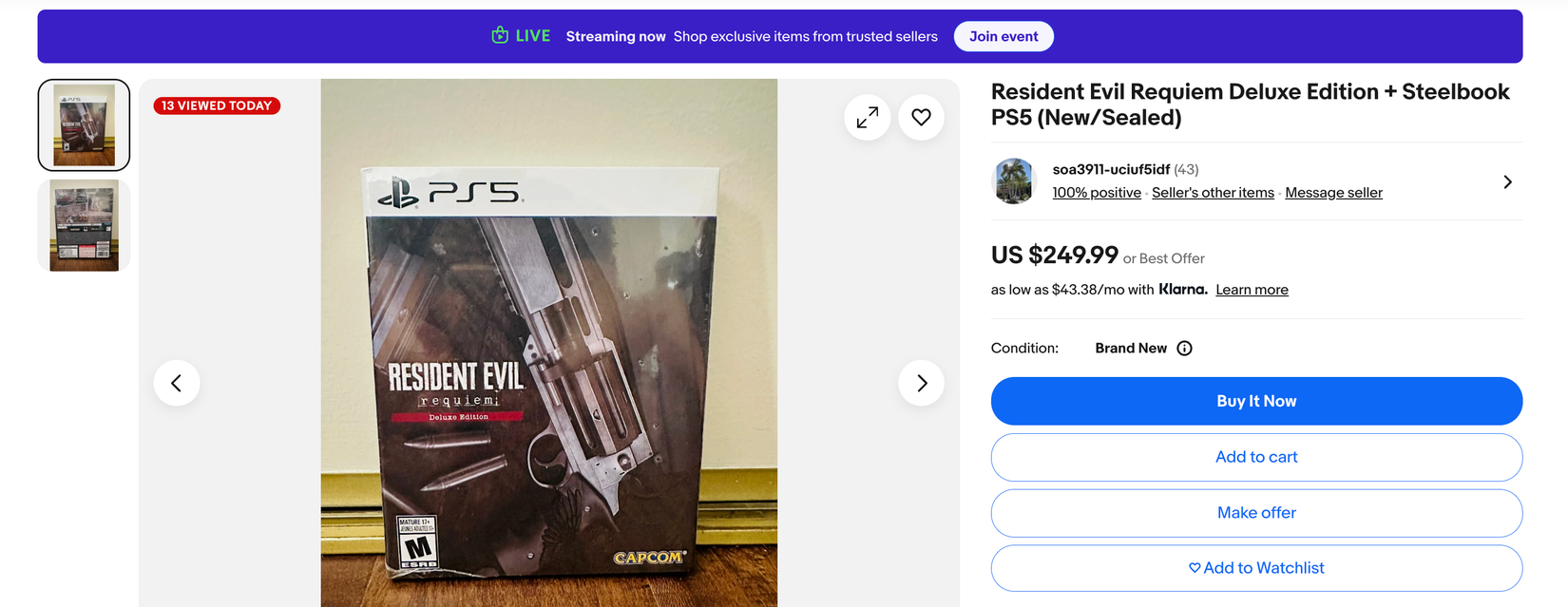 Resident Evil Requiem Physical Copies Hit By Scalpers