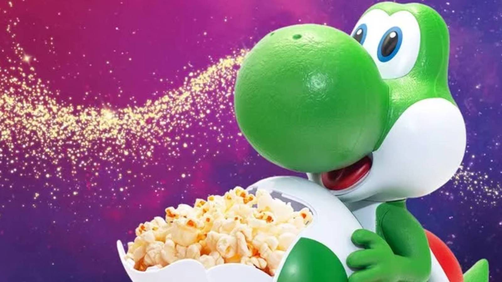 Super Mario Galaxy Movie Gets A Yoshi Popcorn Bucket At AMC