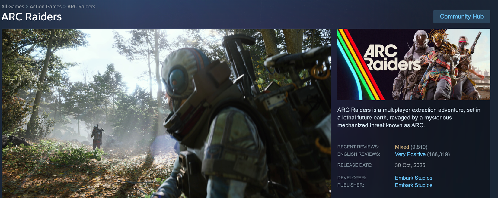 Arc Raiders Riven Tide Update Results In Mixed Steam Reviews