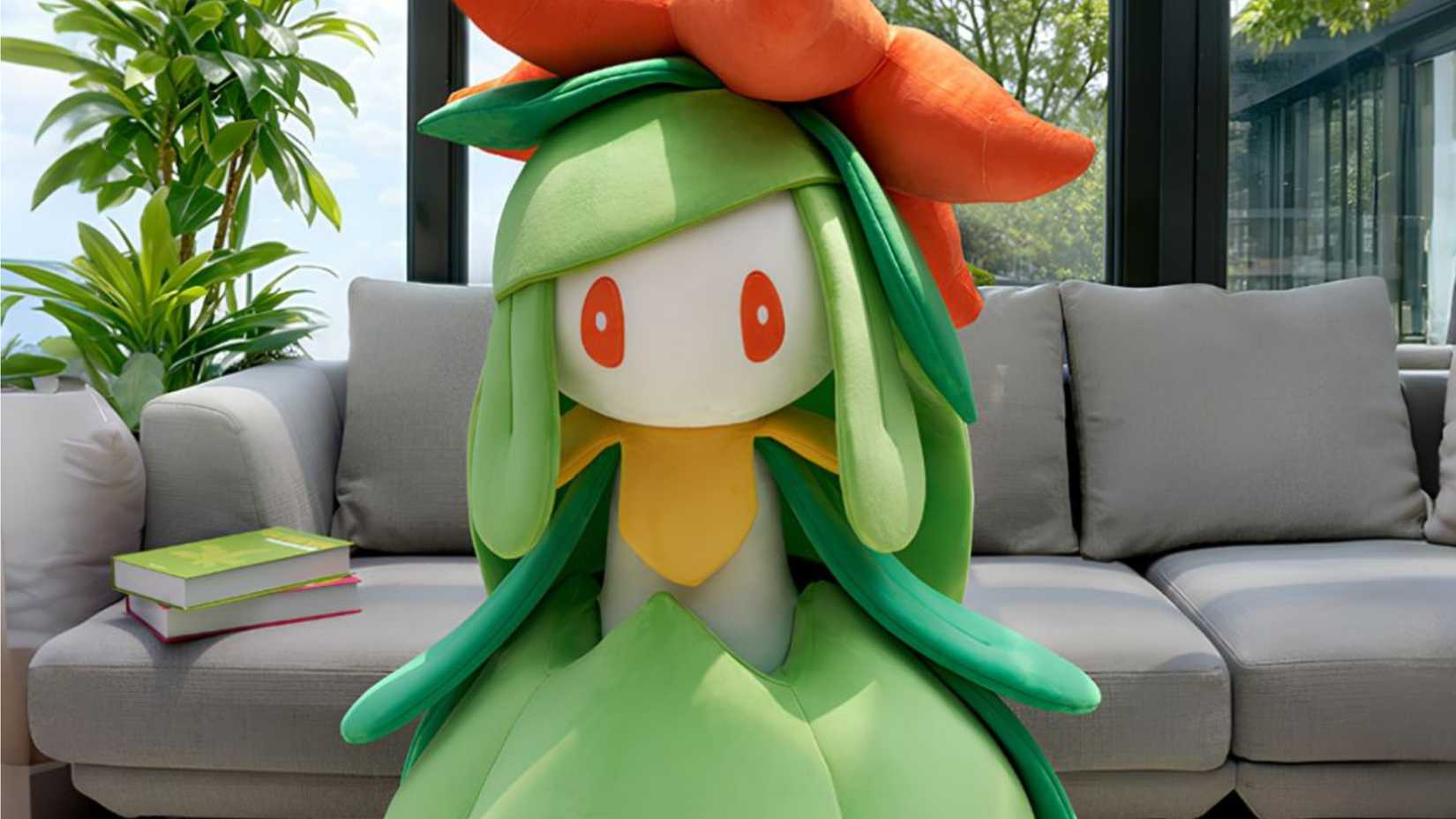 Pokemon Adds Lilligant To Its Life-Size Plush Collection