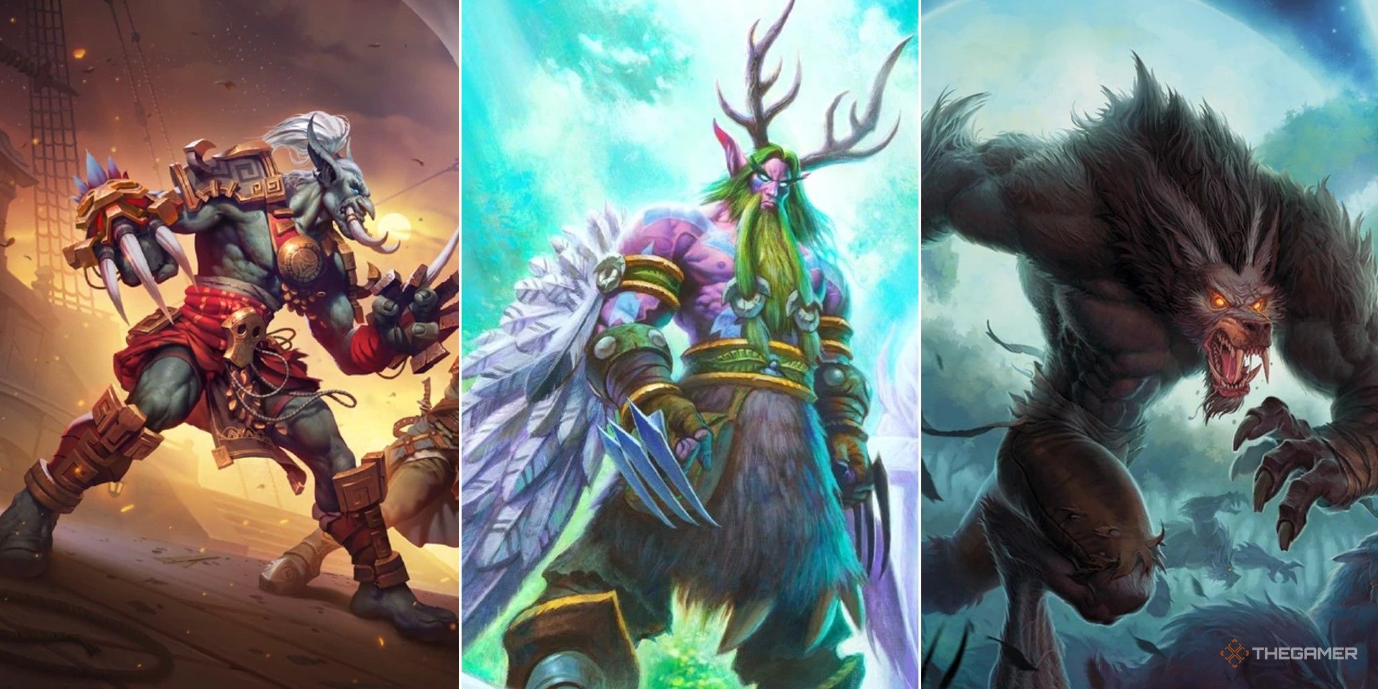 Troll Druid Forms Colors