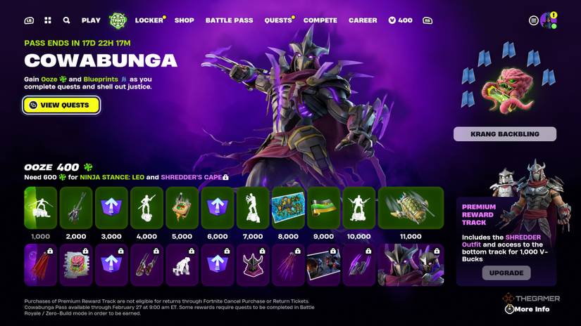 How To Get Ooze And Blueprints For The Cowabunga Event In Fortnite