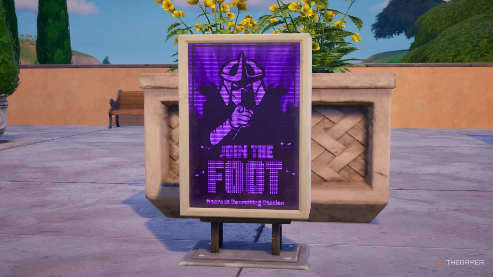 Where To Find Foot Clan Banner And Holo-Poster In Fortnite