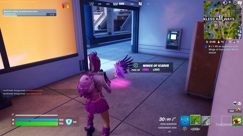 How To Find And Use The Wings Of Icarus in Fortnite: Chapter 5, Season 2