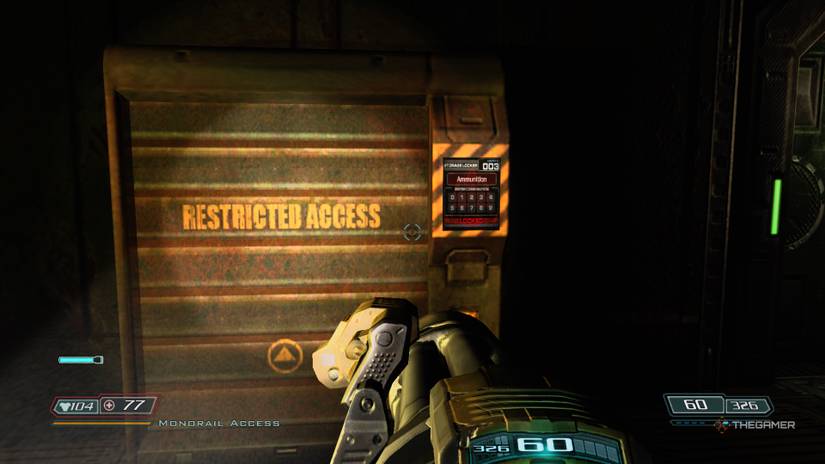 Every Locker Code In Doom 3 And Where To Use Them