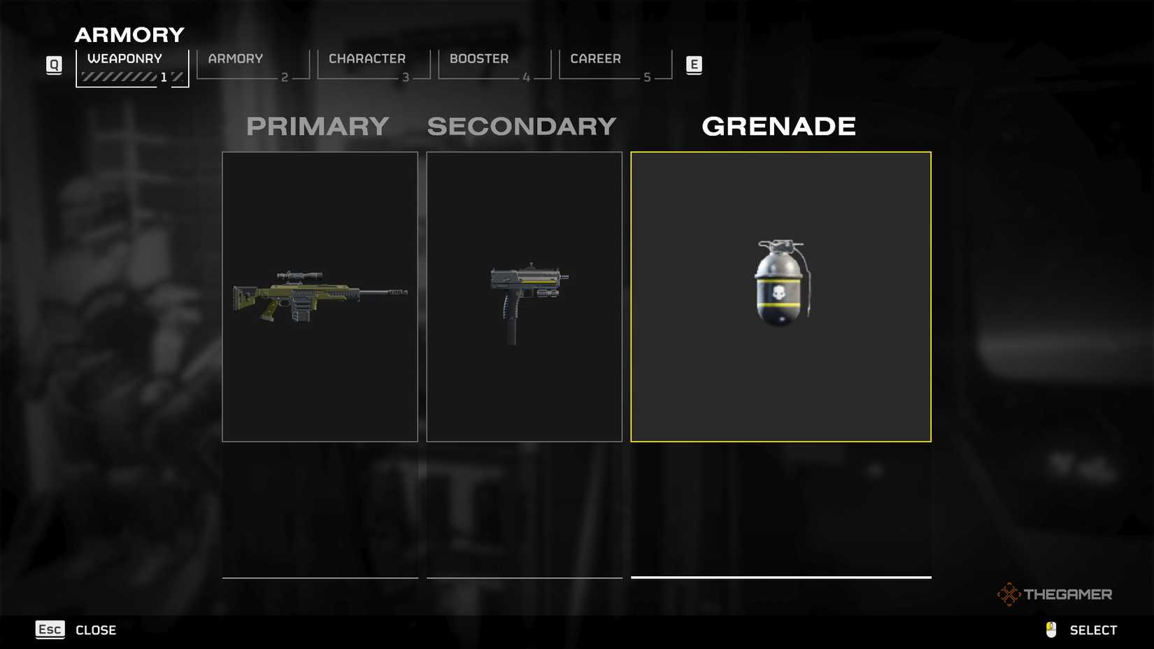 light grenades tab