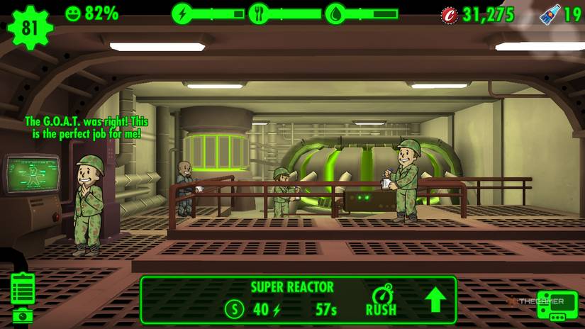 nuclear fallout room