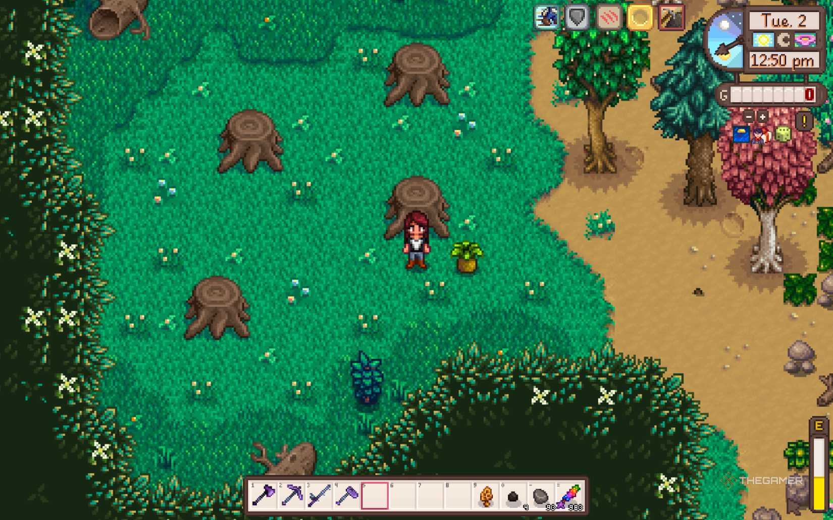 tree stumps stardew