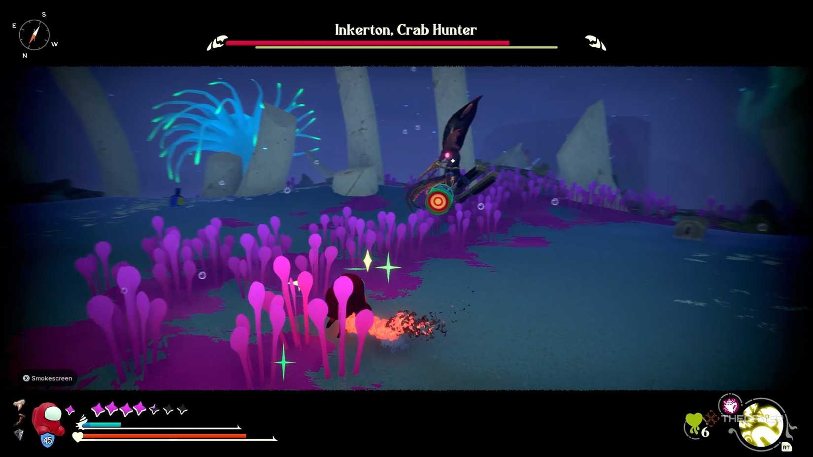 How To Beat Inkerton, Crab Hunter In Another Crab's Treasure