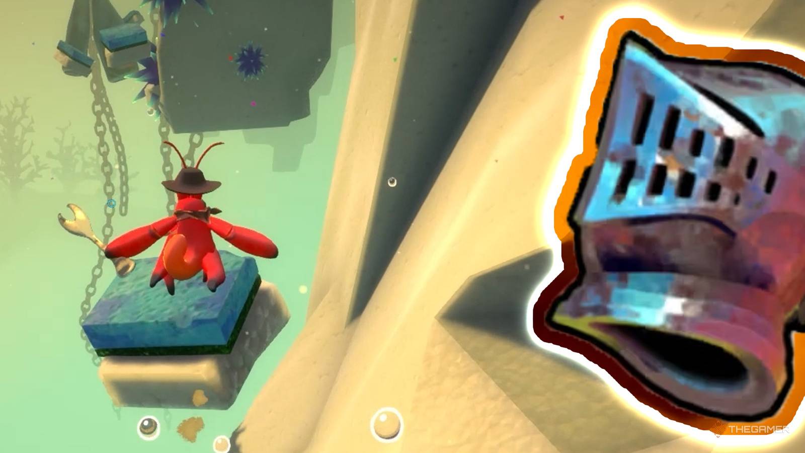 How To Get The Knight's Helmet Shell In Another Crab's Treasure