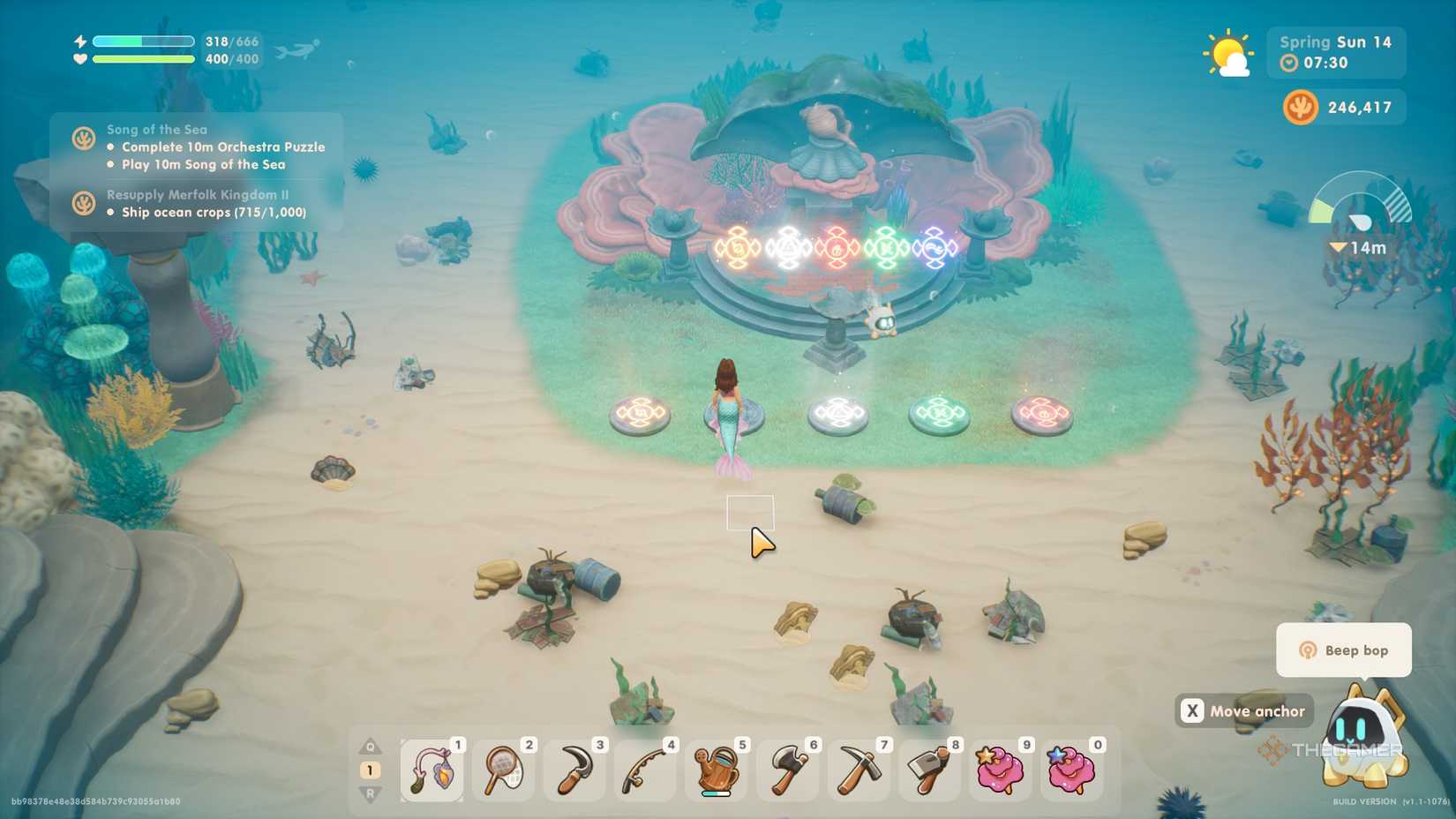 coral islands string