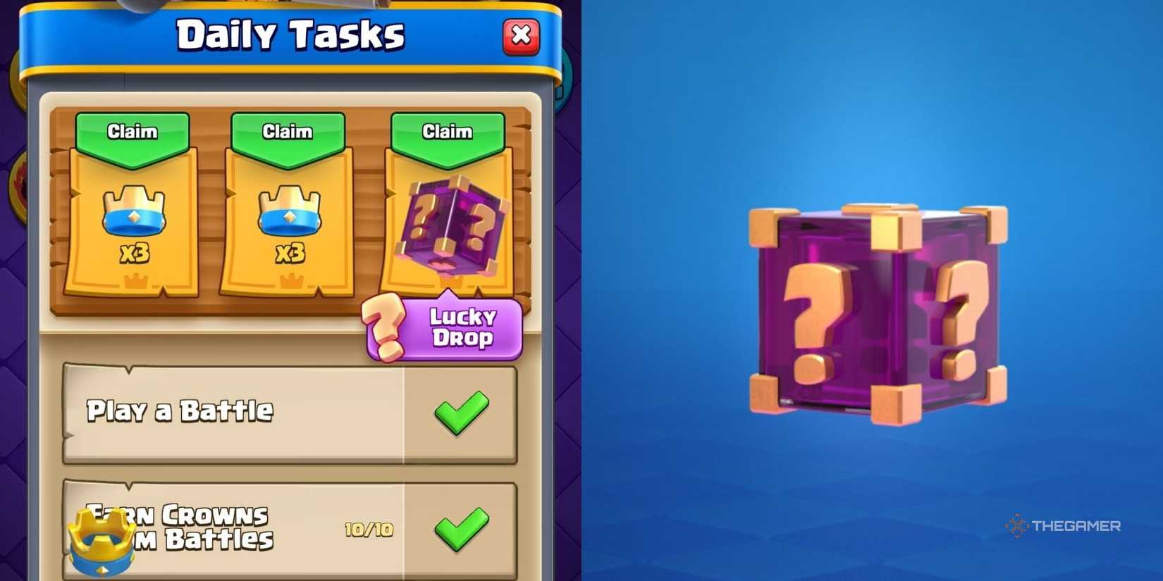 All Lucky Drop Rewards And Their Rarities For Clash Royale