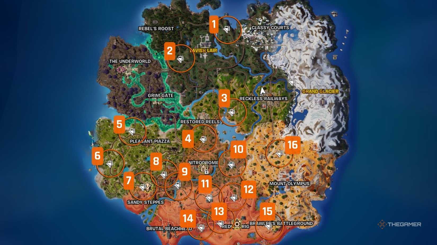 Where To Find All Vehicle Service Stations In Fortnite Season 5, Season 3