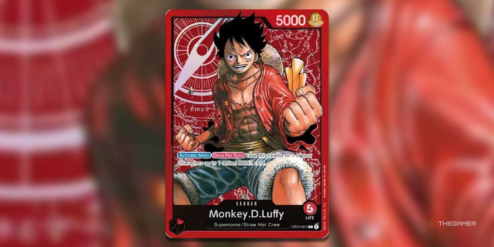 The Best Monkey.D.Luffy Leaders In The One Piece Card Game