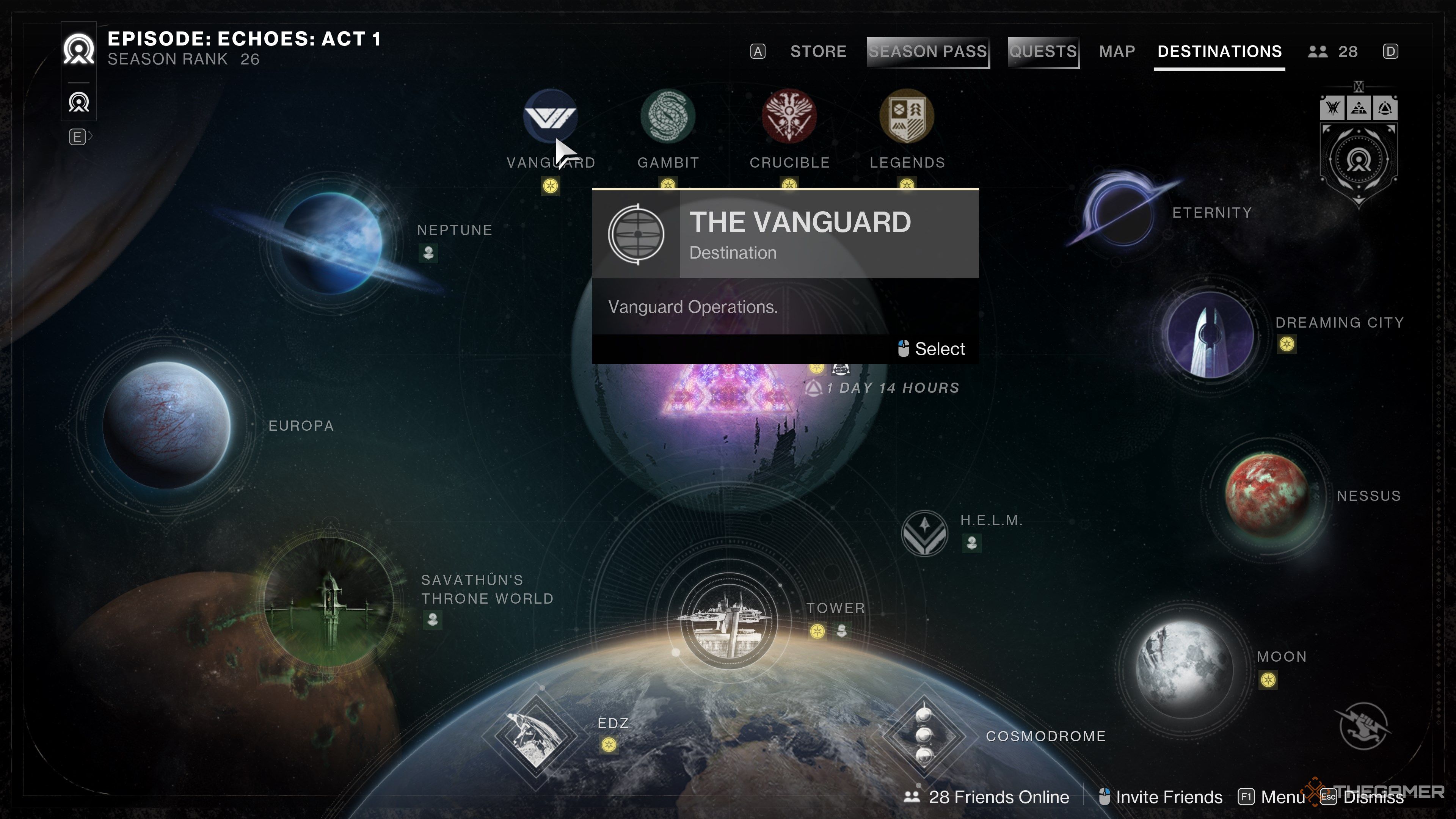 Destiny Vanguard Symbol Map