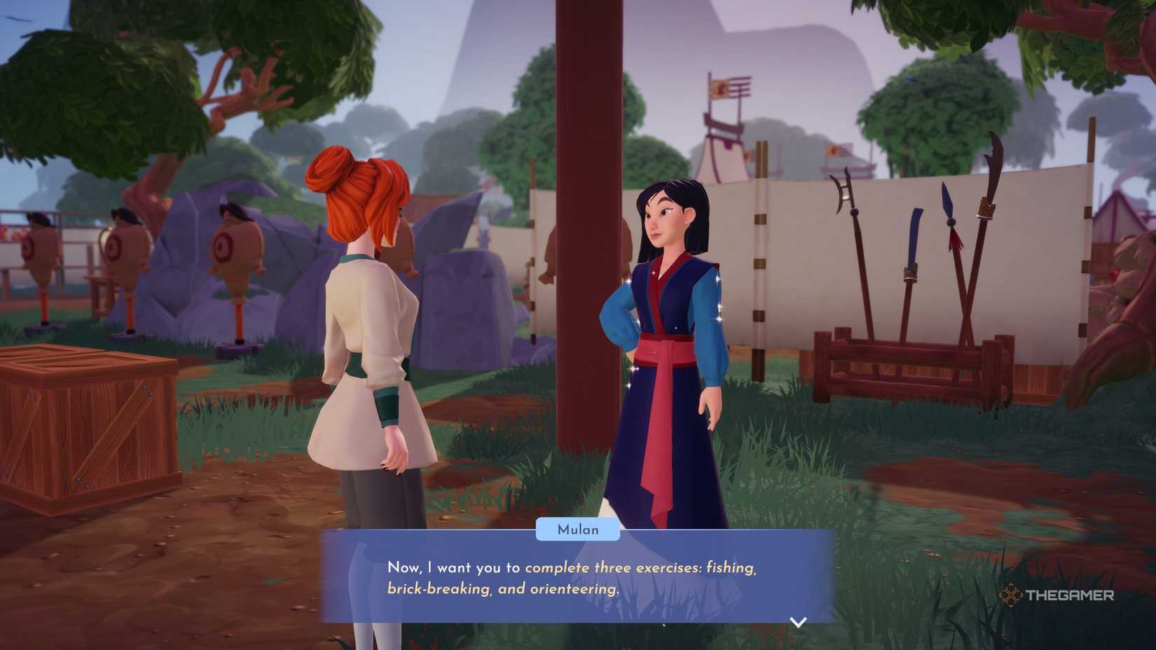 How To Complete Mulan's Training Tasks In Disney Dreamlight Valley