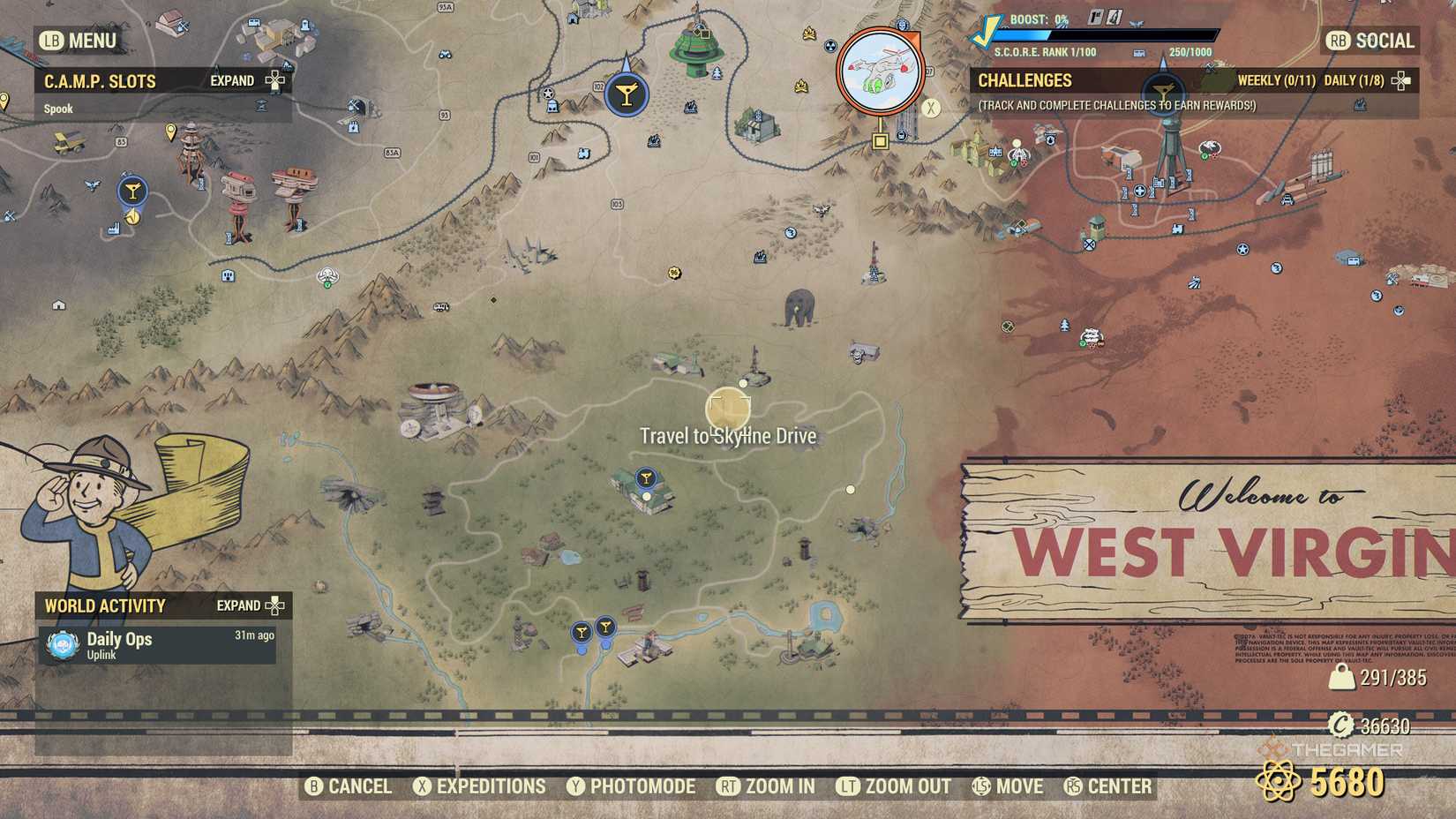 How To Get To The Skyline Valley In Fallout 76