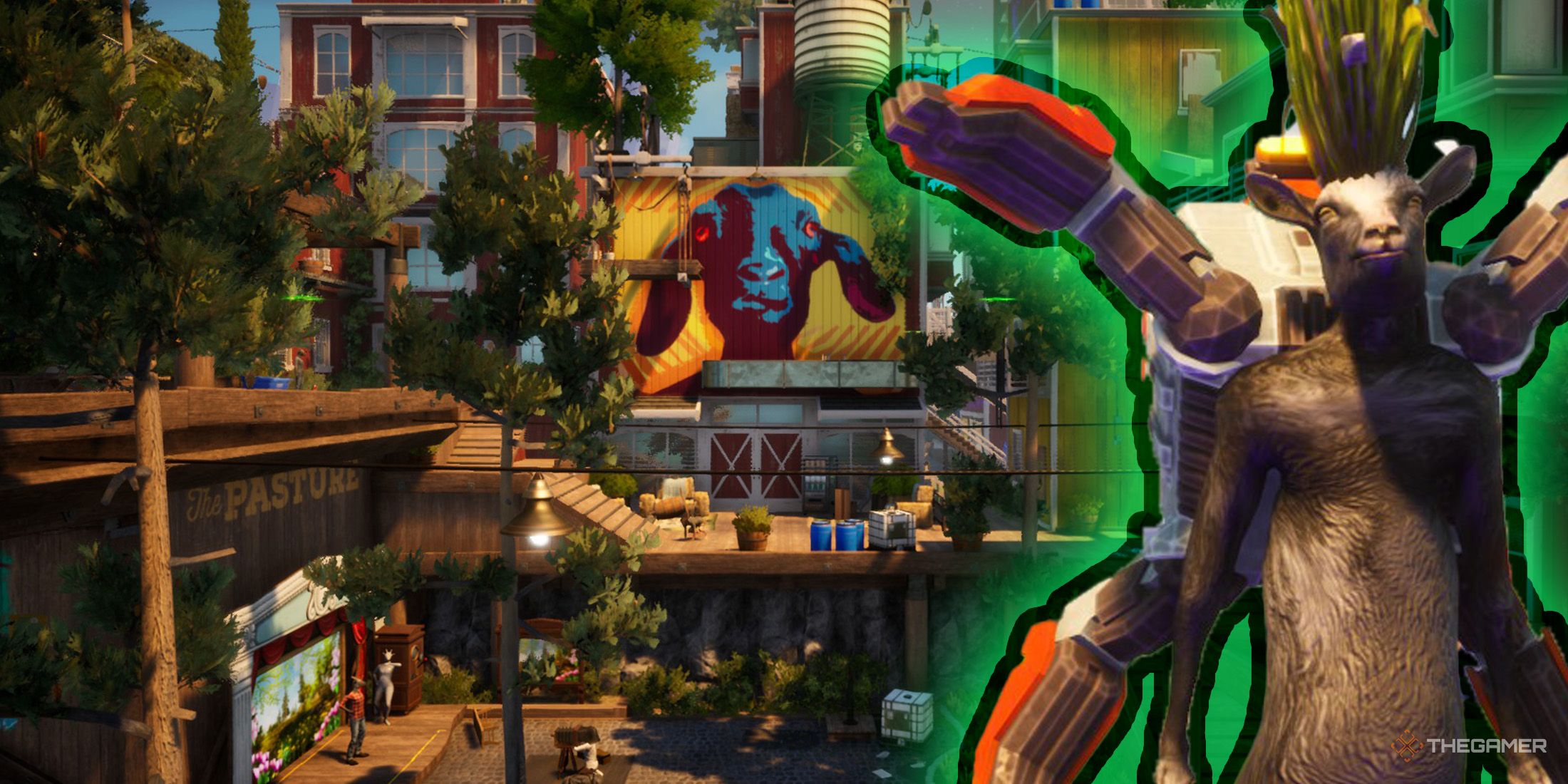 Where To Find All Trophies In The Goat City Bay Level In Goat Simulator