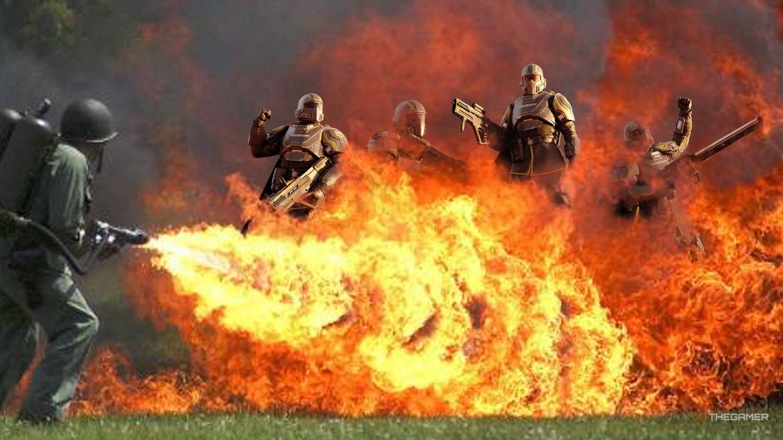 Helldivers 2 Leak Reveals Automaton Flamethrower