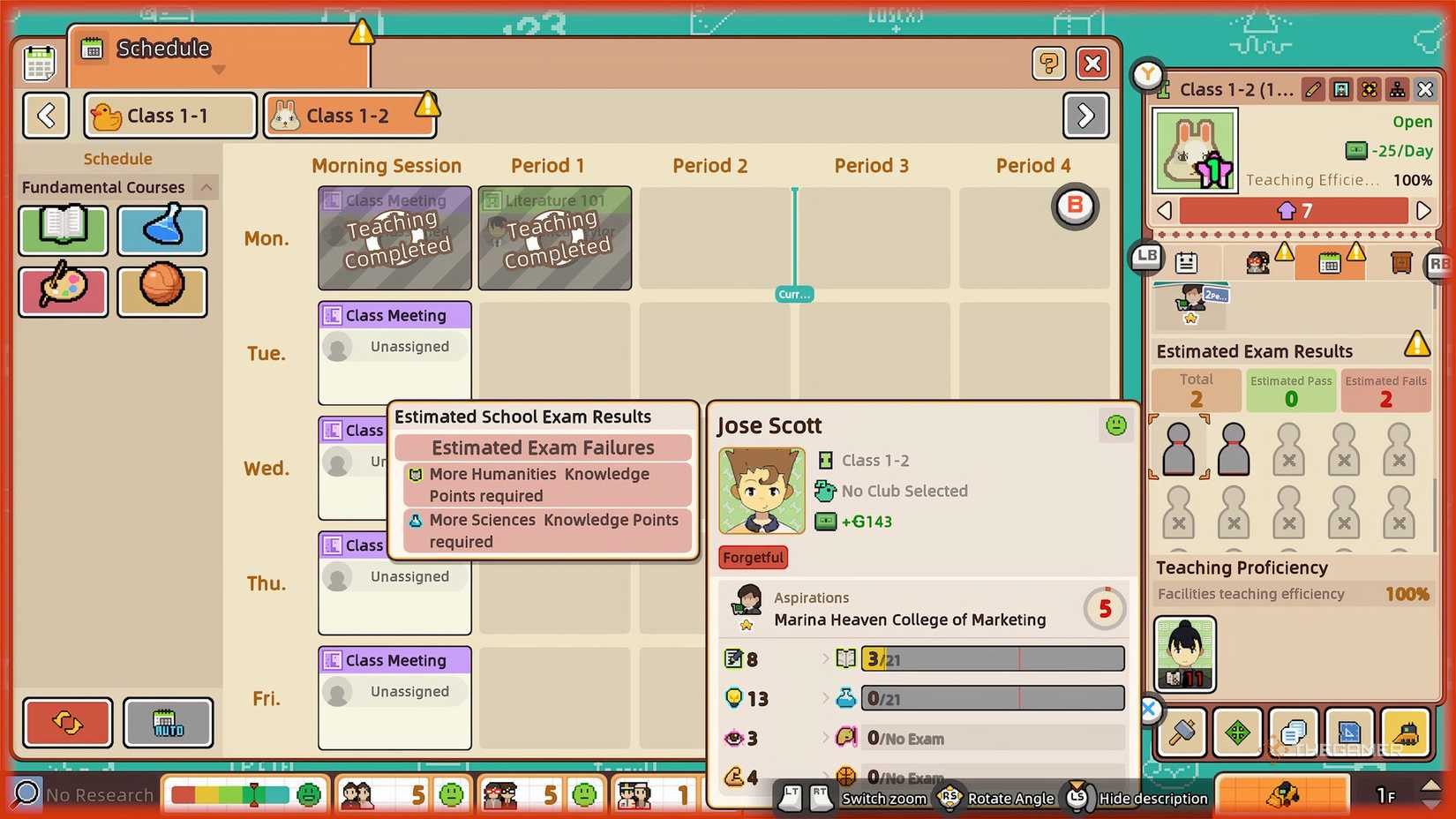 How To Schedule Courses For Classes In Let's School
