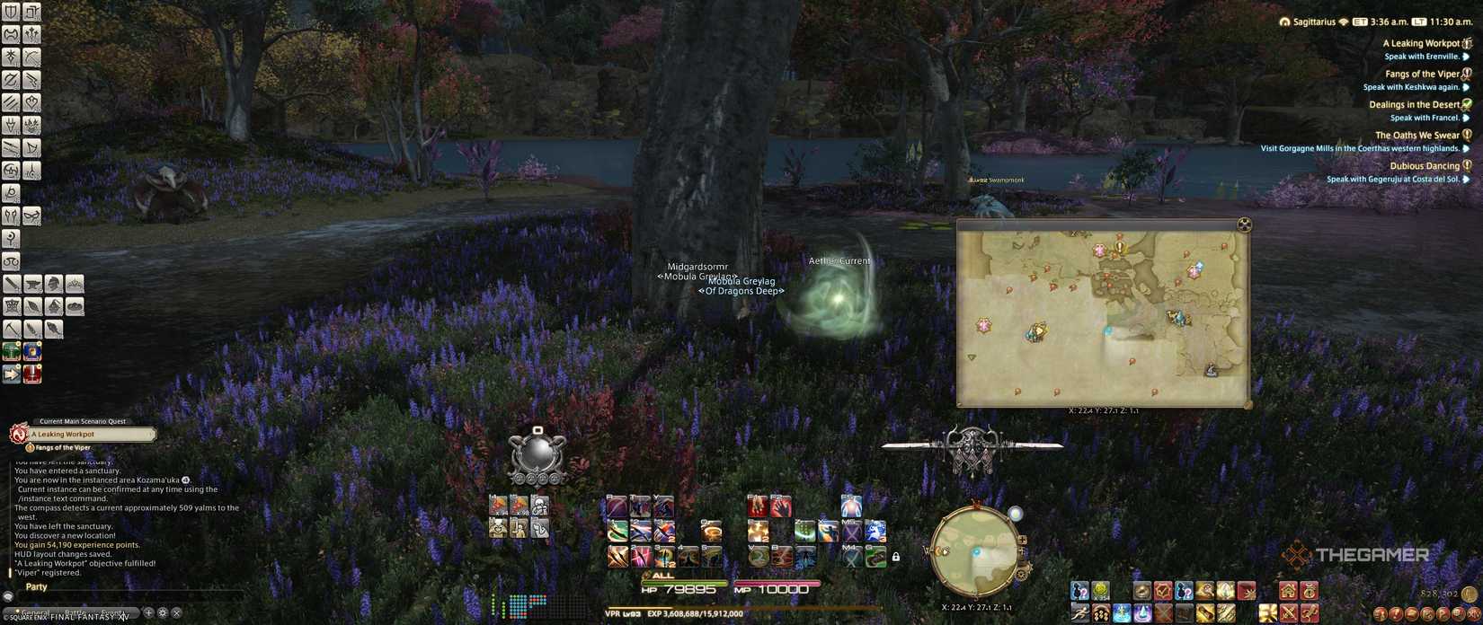 Where To Find All Kozama'uka Aether Currents In FFXIV Dawntrail