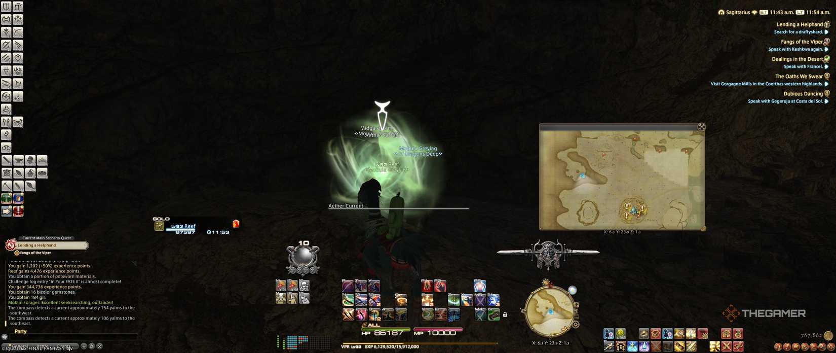 Where To Find All Kozama'uka Aether Currents In FFXIV Dawntrail