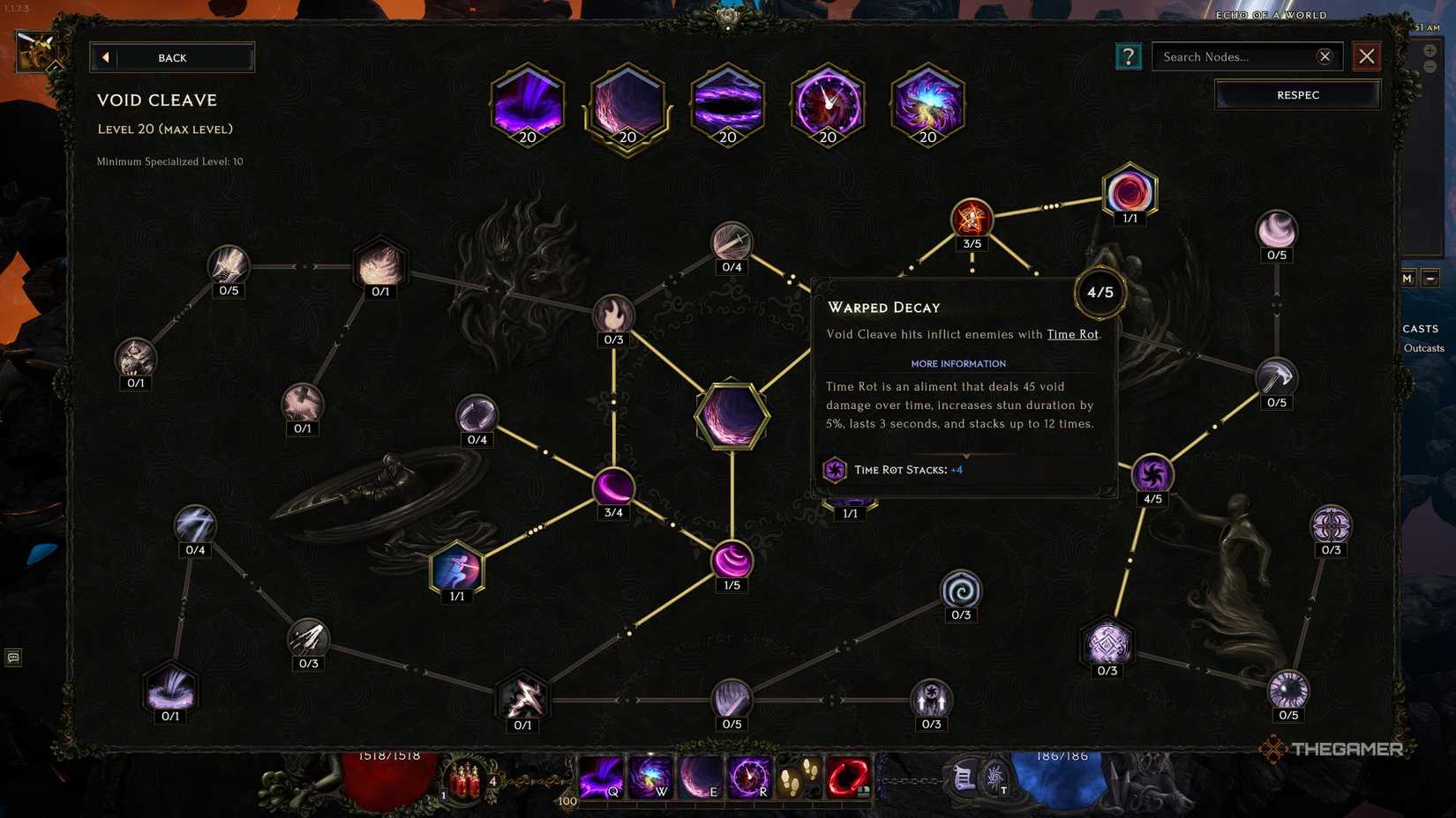 Best Time Rot Void Knight Build In Last Epoch