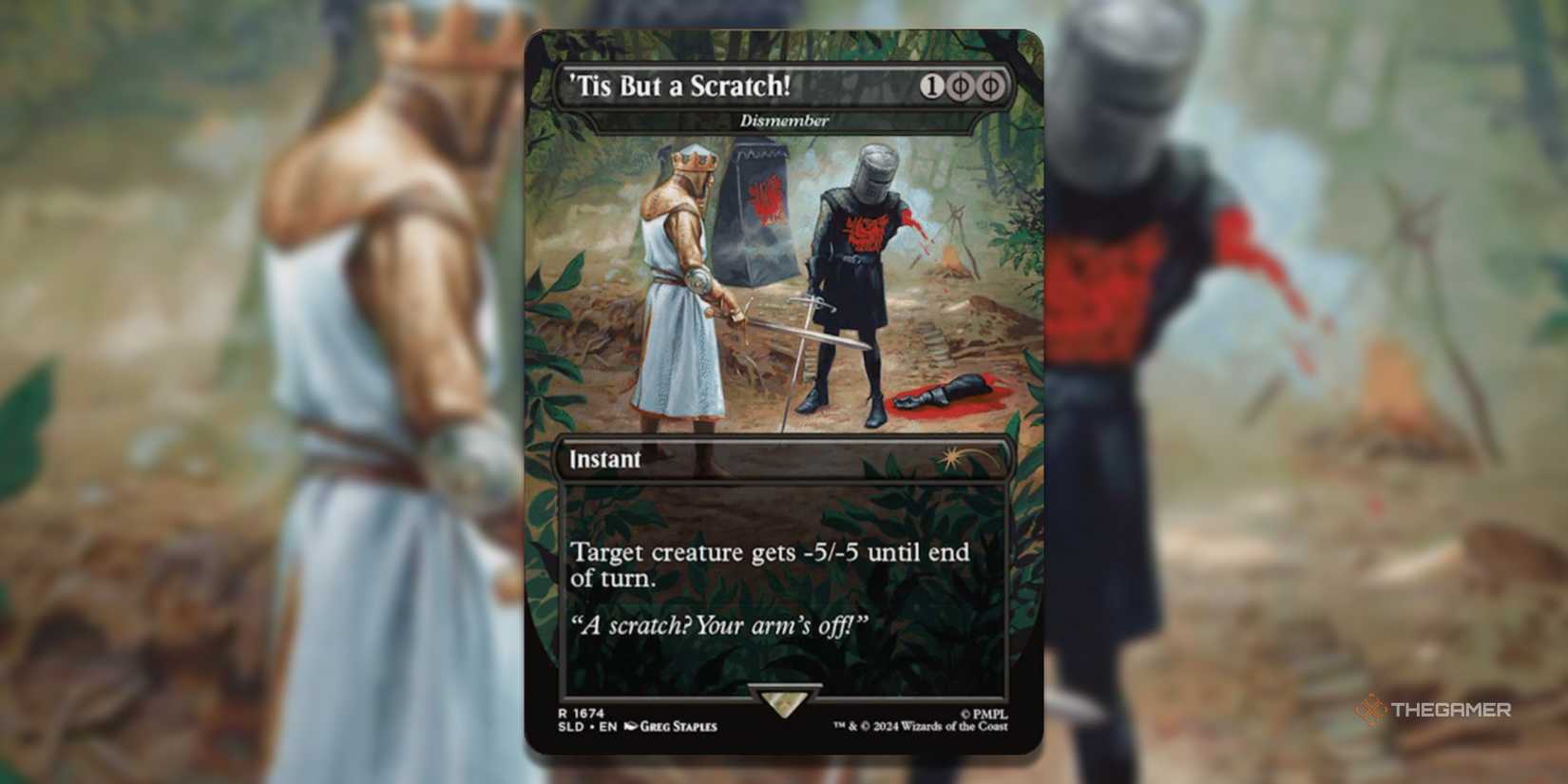 All Monty Python And The Holy Grail Cards In MTG Universes Beyond, Ranked