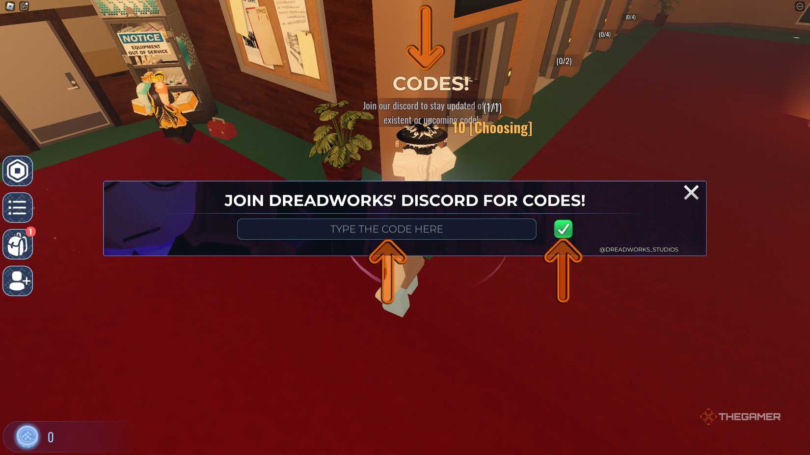 Corridor Codes - Roblox