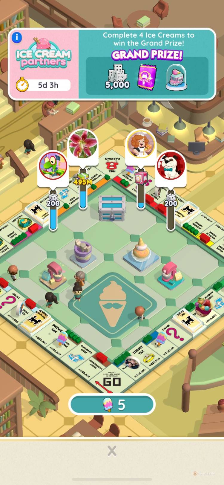 How To Get All Ice Cream Partners Rewards In Monopoly Go