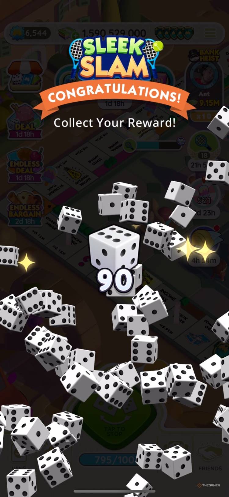 How To Get All Milestone Rewards In Sleek Slam In Monpoly Go