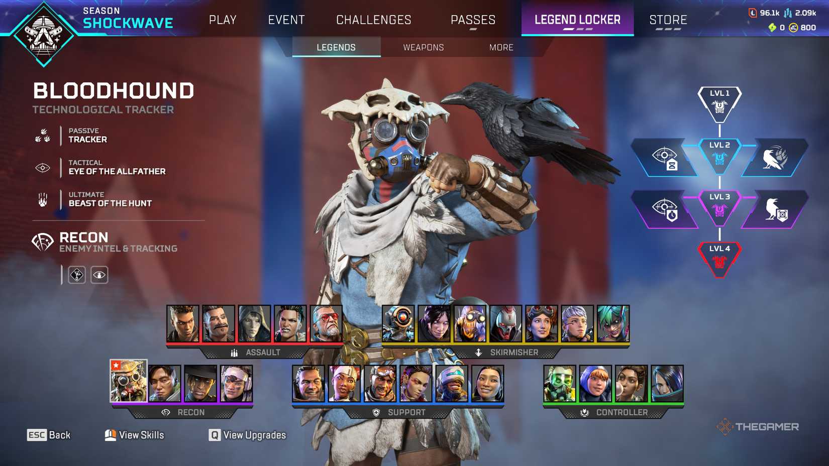 Best Legends In Each Class In Apex Legends