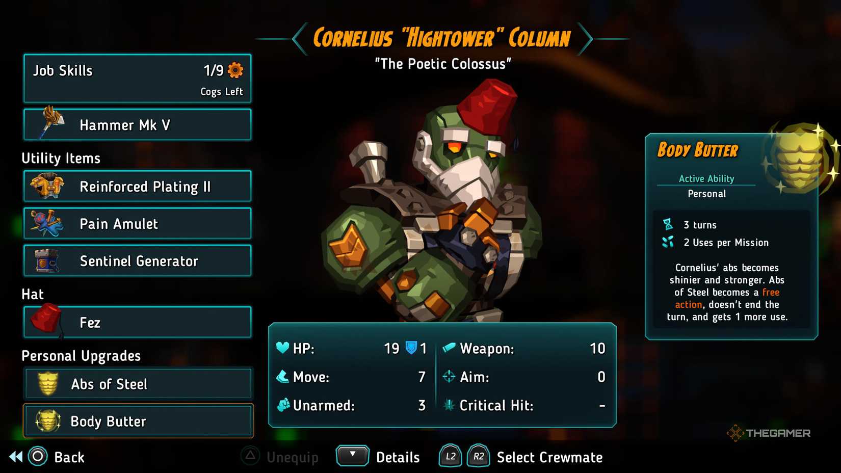 Best Cornelius Build For SteamWorld Heist 2