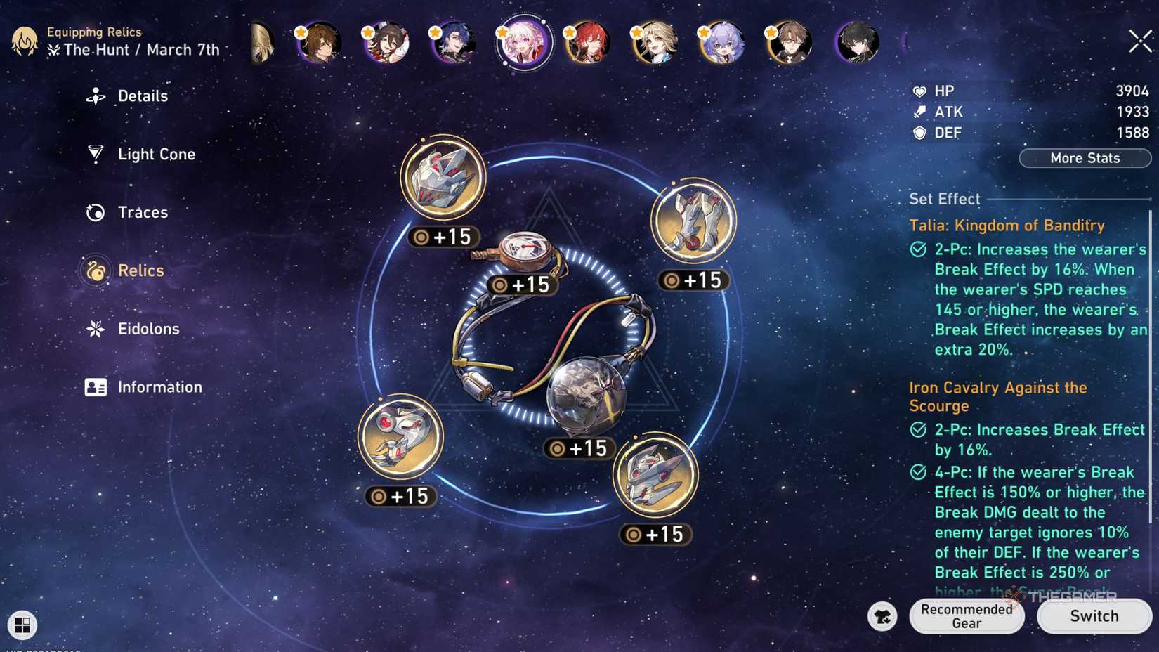 The Best Hunt March 7th Build And Play Guide In Honkai: Star Rail