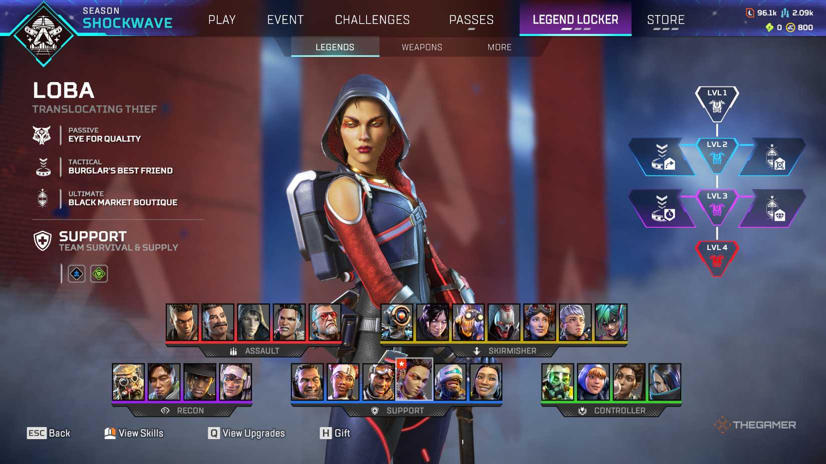 Best Legends In Each Class In Apex Legends