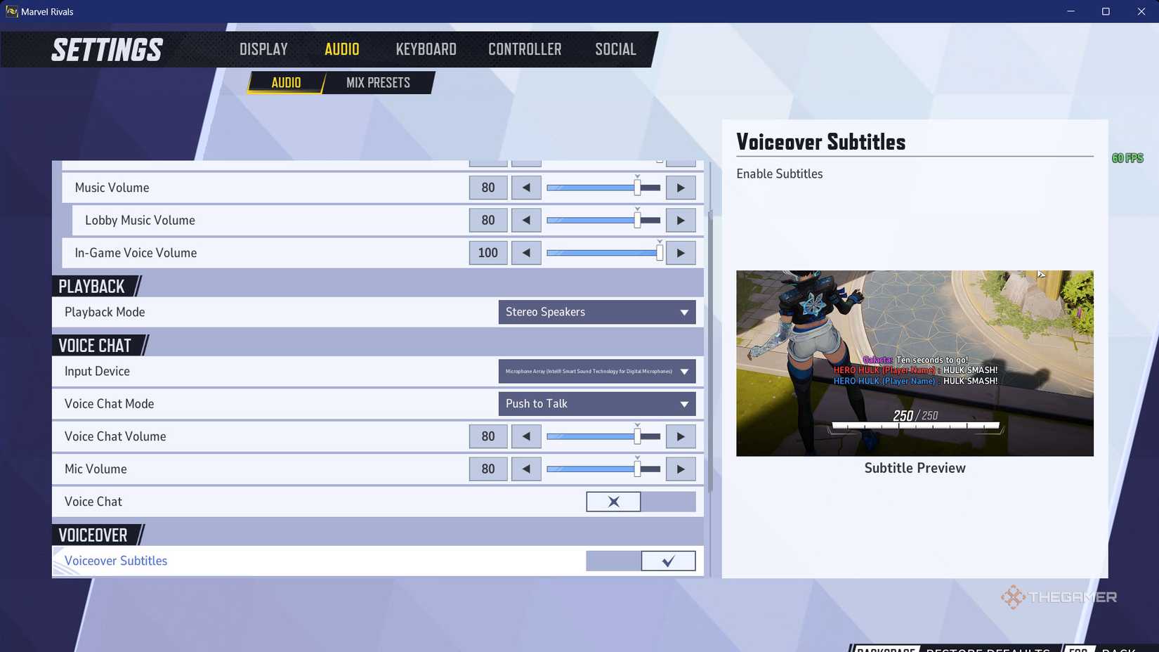 What Are The Best Performance Settings For Marvel Rivals?