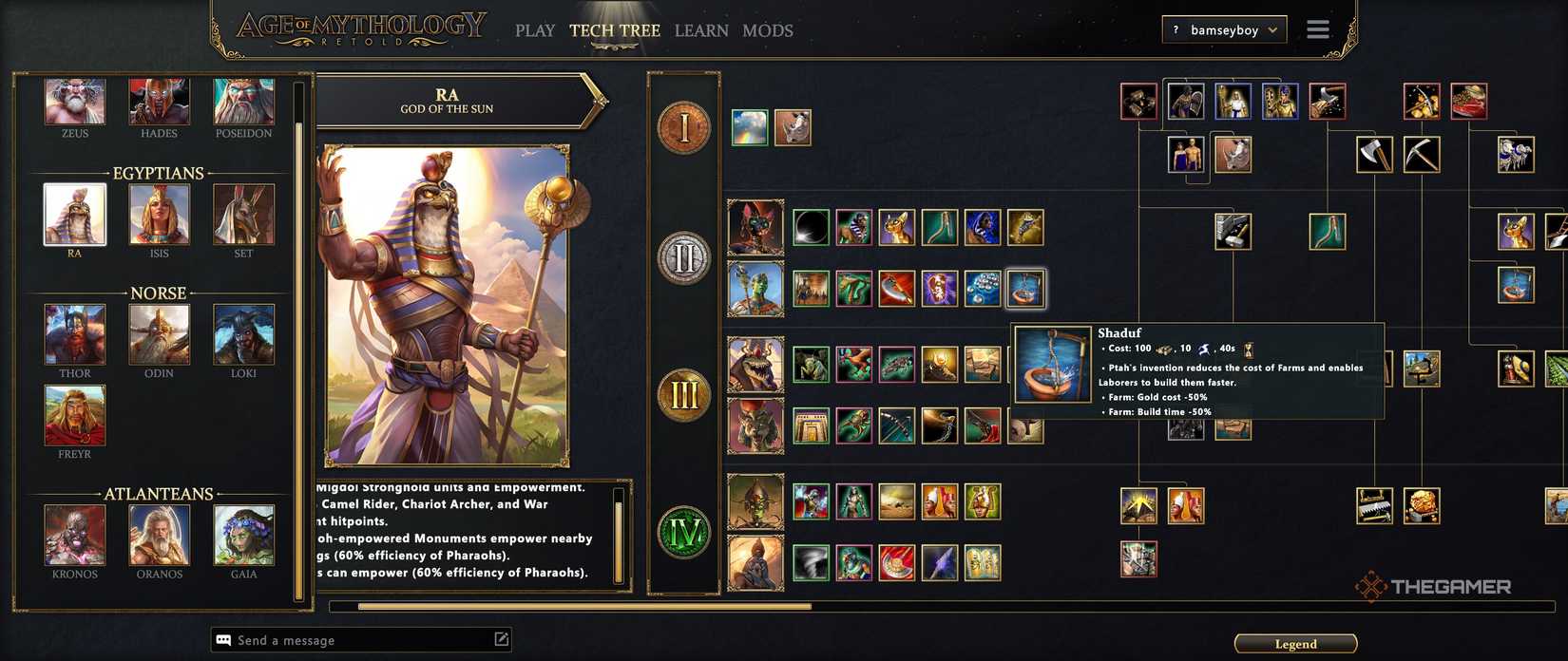 How To Play Ra In Age Of Mythology: Retold